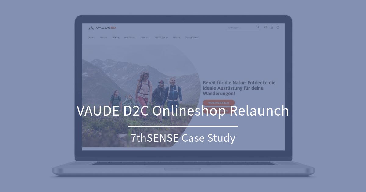 VAUDE D2C Adobe Commerce Relaunch | 7thSENSE